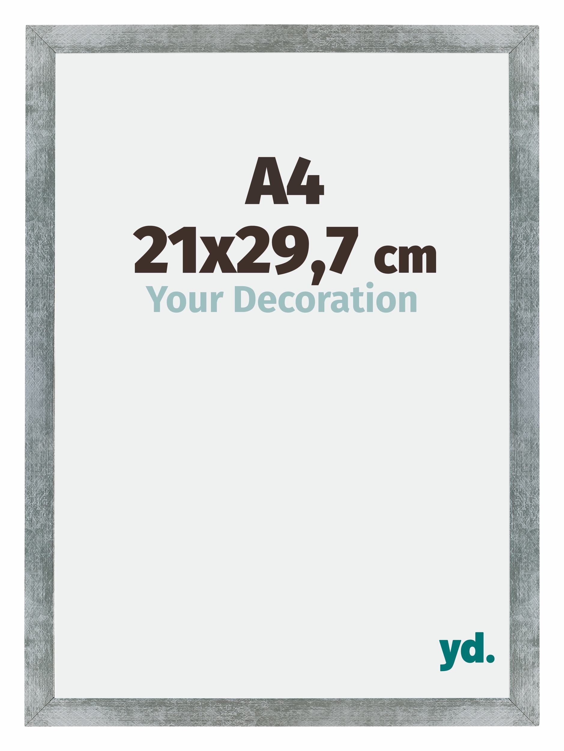 Mura MDF Photo Frame 21x29,7cm A4 Iron Swept | Yourdecoration.co.uk
