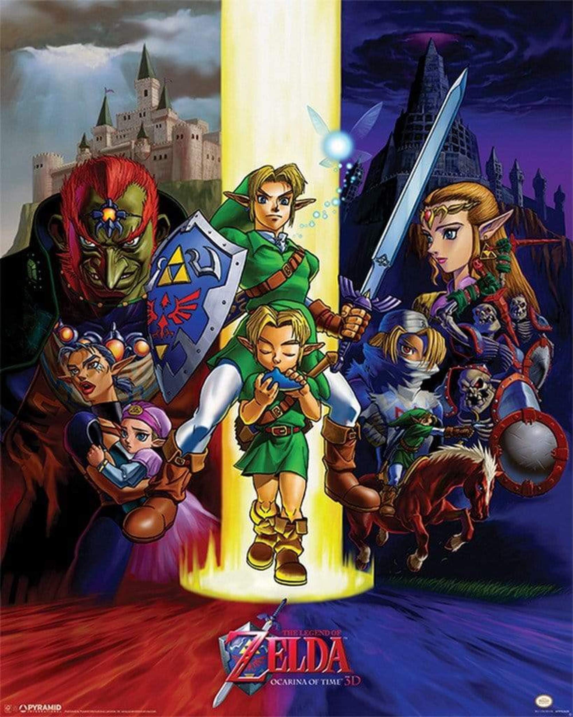 Poster The Legend of Zelda Ocarina of Time 40x50cm
