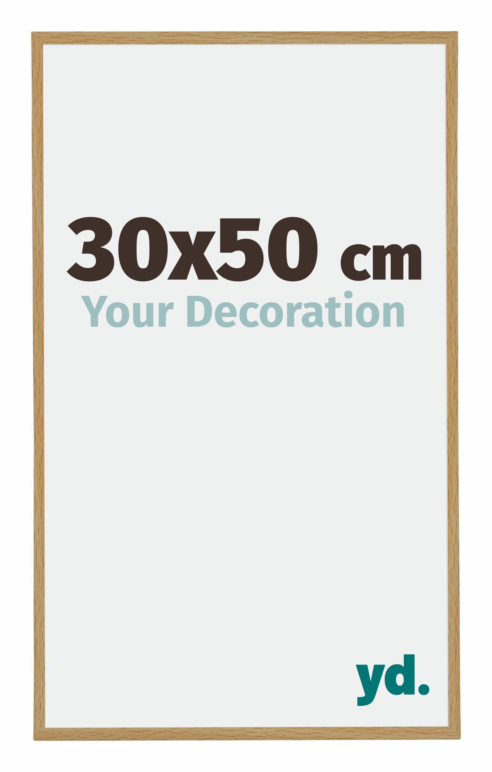 Evry Plastic Photo Frame 30x50cm Beech Light | Yourdecoration.co.uk