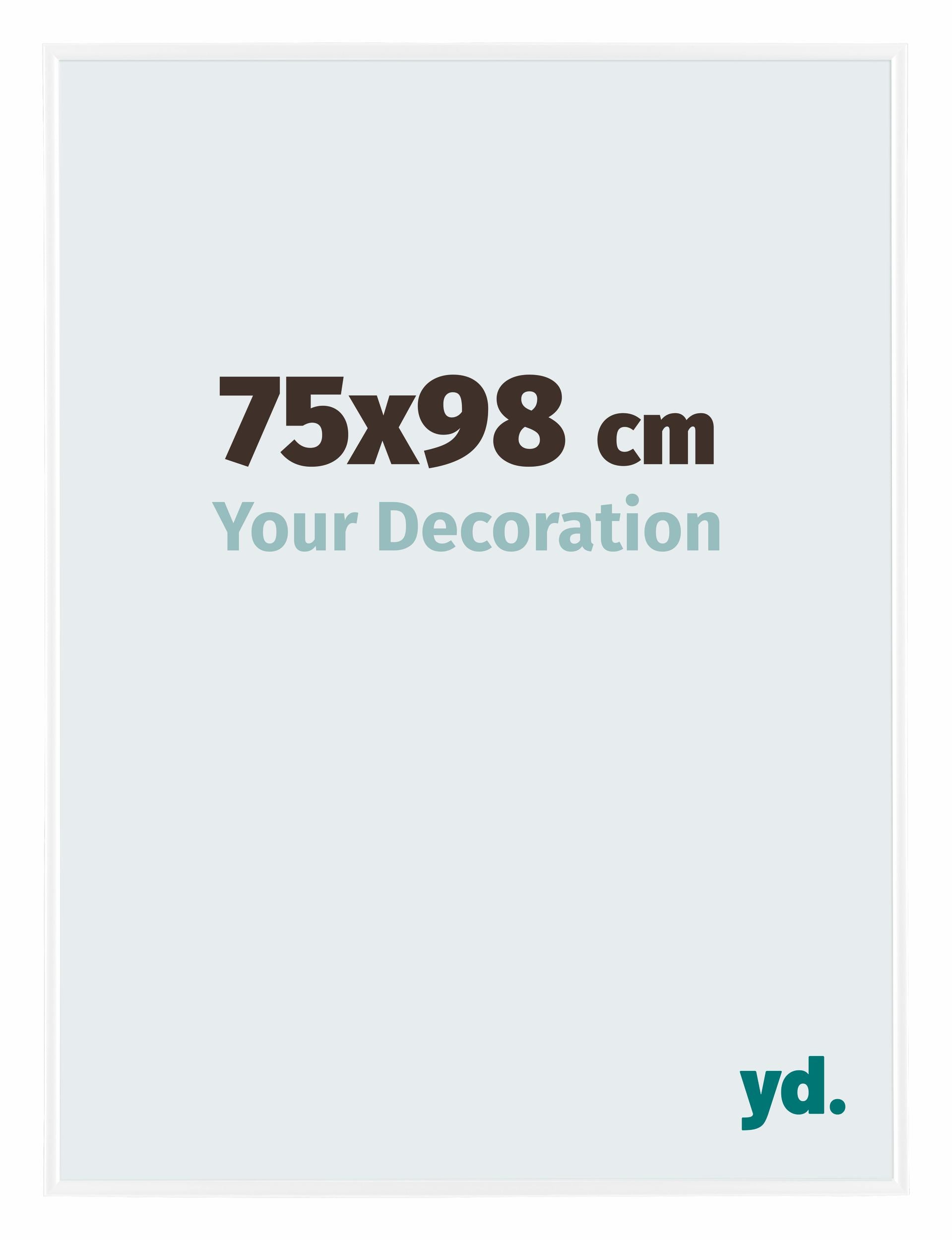 Evry Plastic Photo Frame 75x98cm White High Gloss | Yourdecoration.co.uk