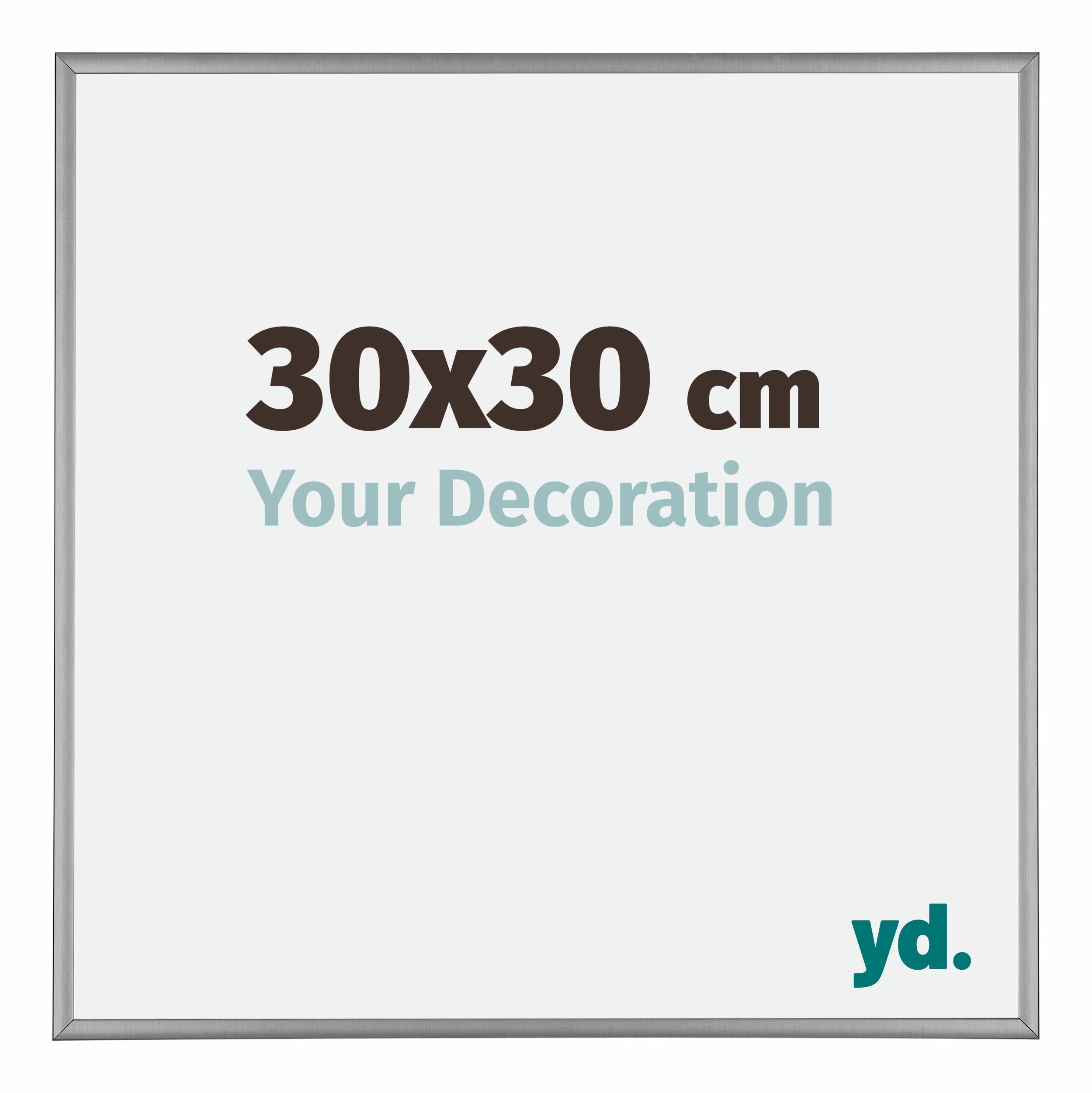 Kent Aluminium Photo Frame 30x30cm Platinum | Yourdecoration.co.uk