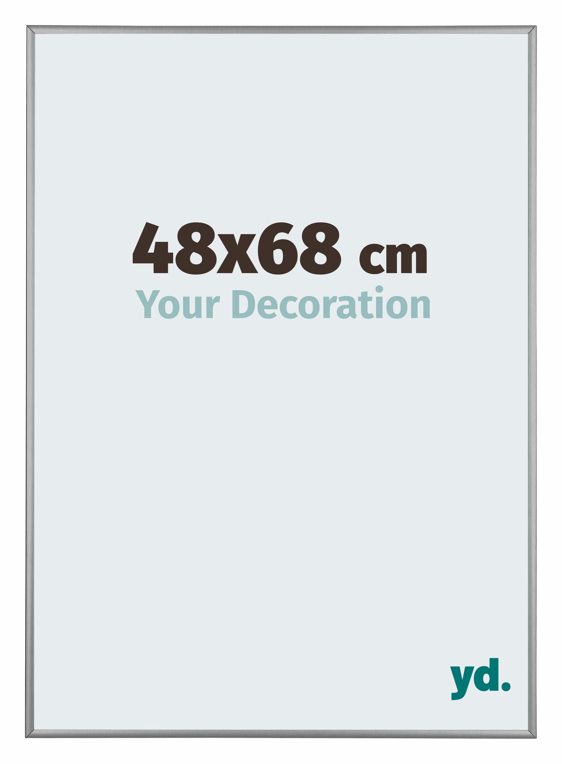 Kent Aluminium Photo Frame 48x68cm Platinum | Yourdecoration.co.uk