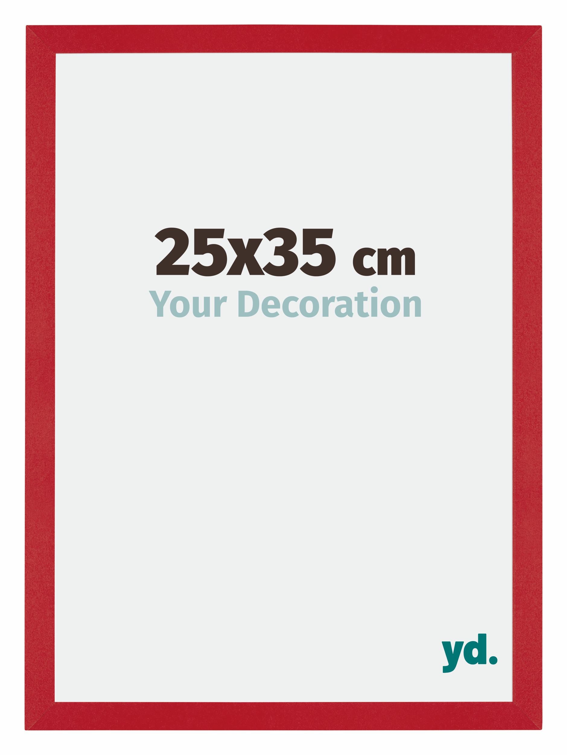 Mura MDF Photo Frame 25x35cm Red | Yourdecoration.co.uk