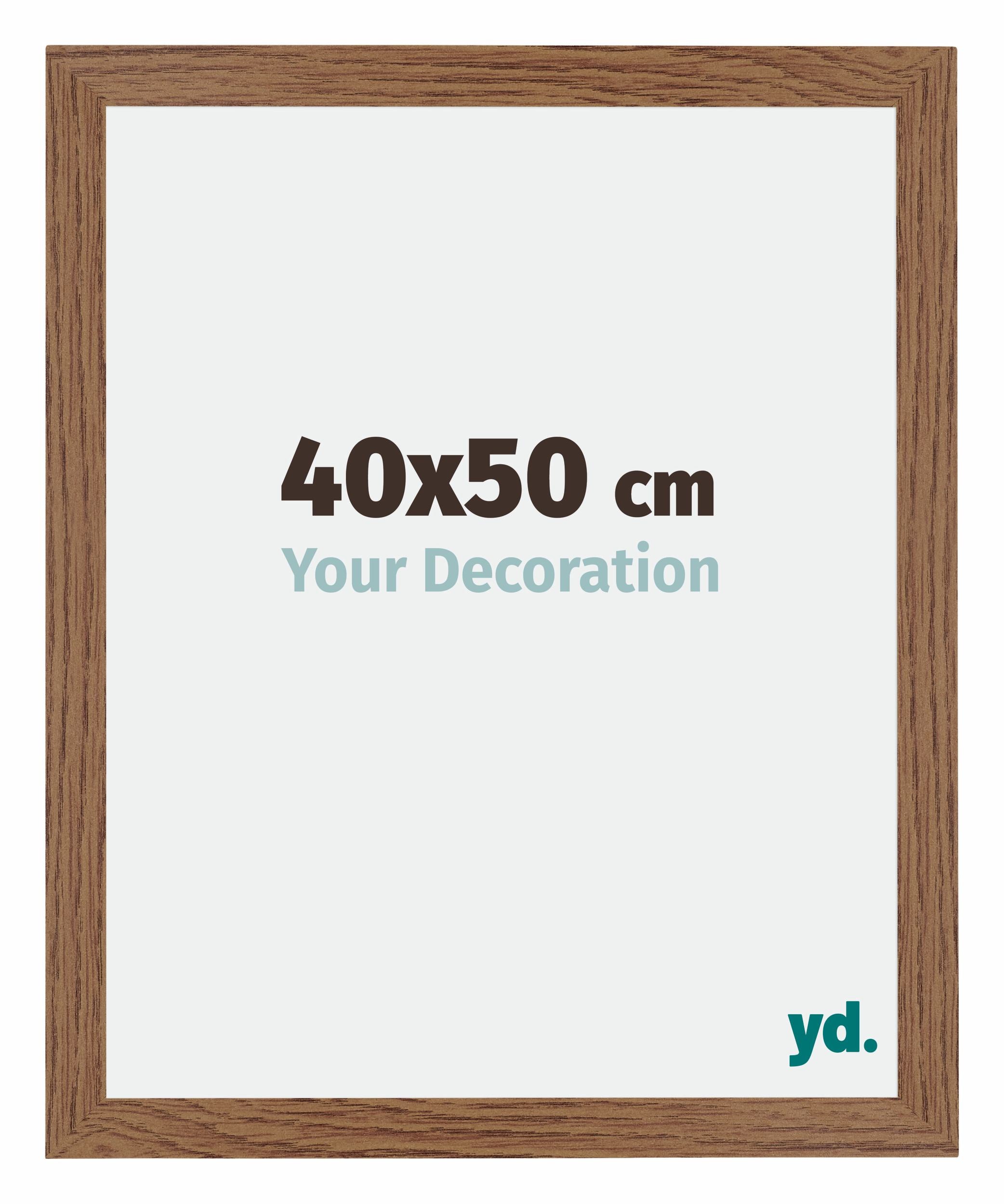 Mura MDF Photo Frame 40x50cm Oak Rustic | Yourdecoration.co.uk