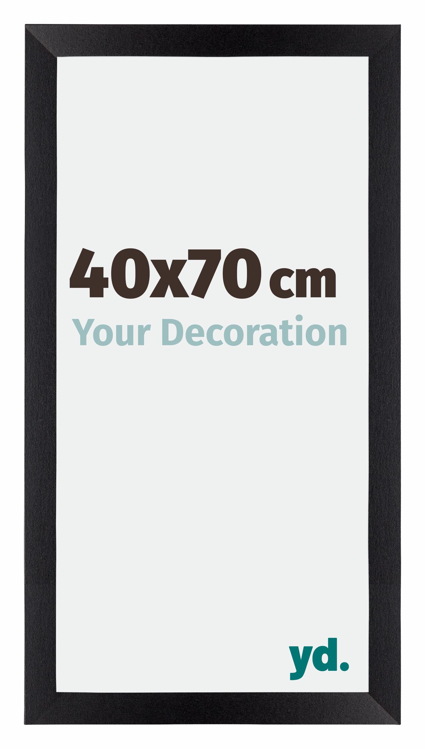 Mura MDF Photo Frame 40x70cm Black Matte | Yourdecoration.co.uk