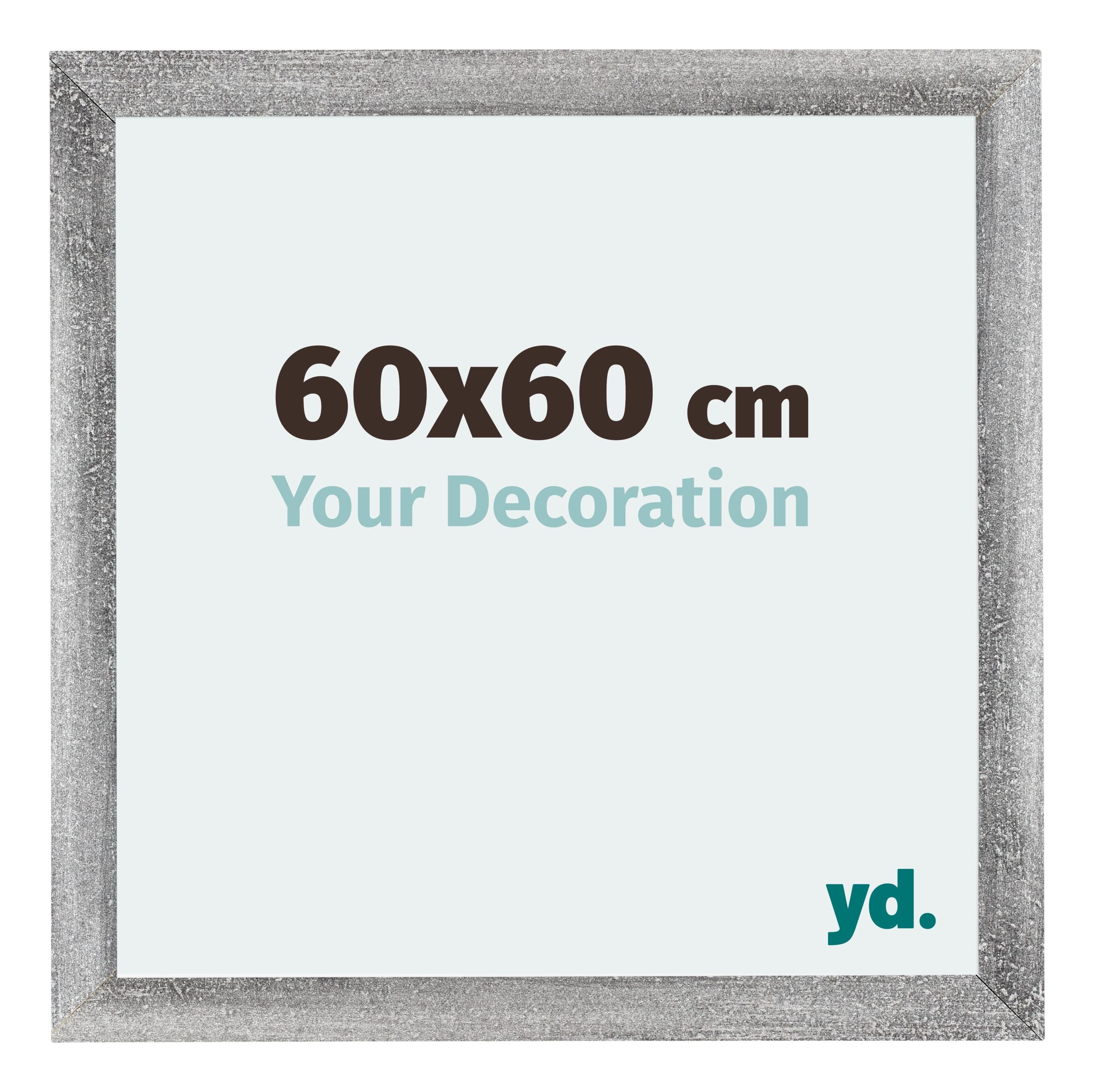 Mura MDF Photo Frame 60x60cm Gray Swept | Yourdecoration.co.uk