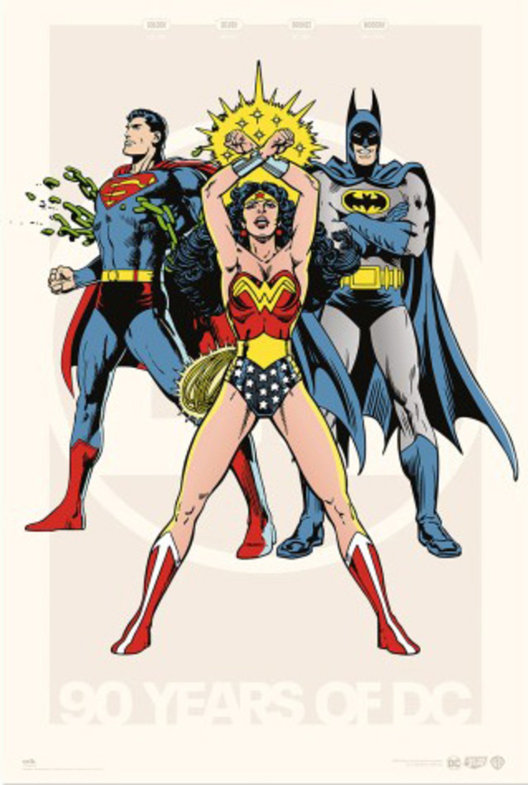 Poster DC .co.ukics 90th Anniversary 61x91,5cm | Yourdecoration