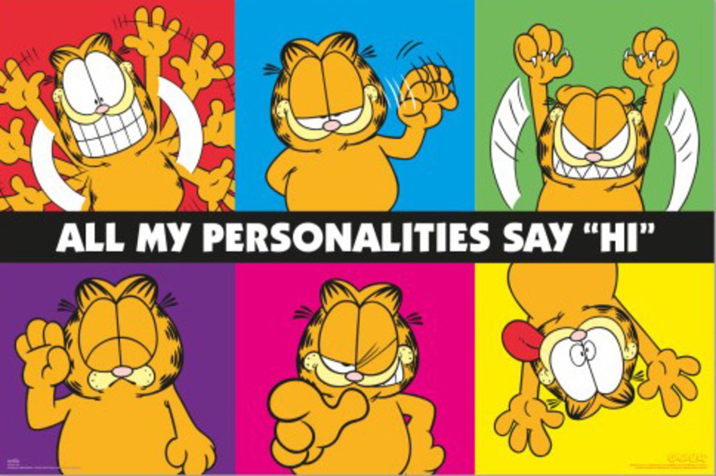 Garfield Poster 91,5x61cm | Yourdecoration.co.uk