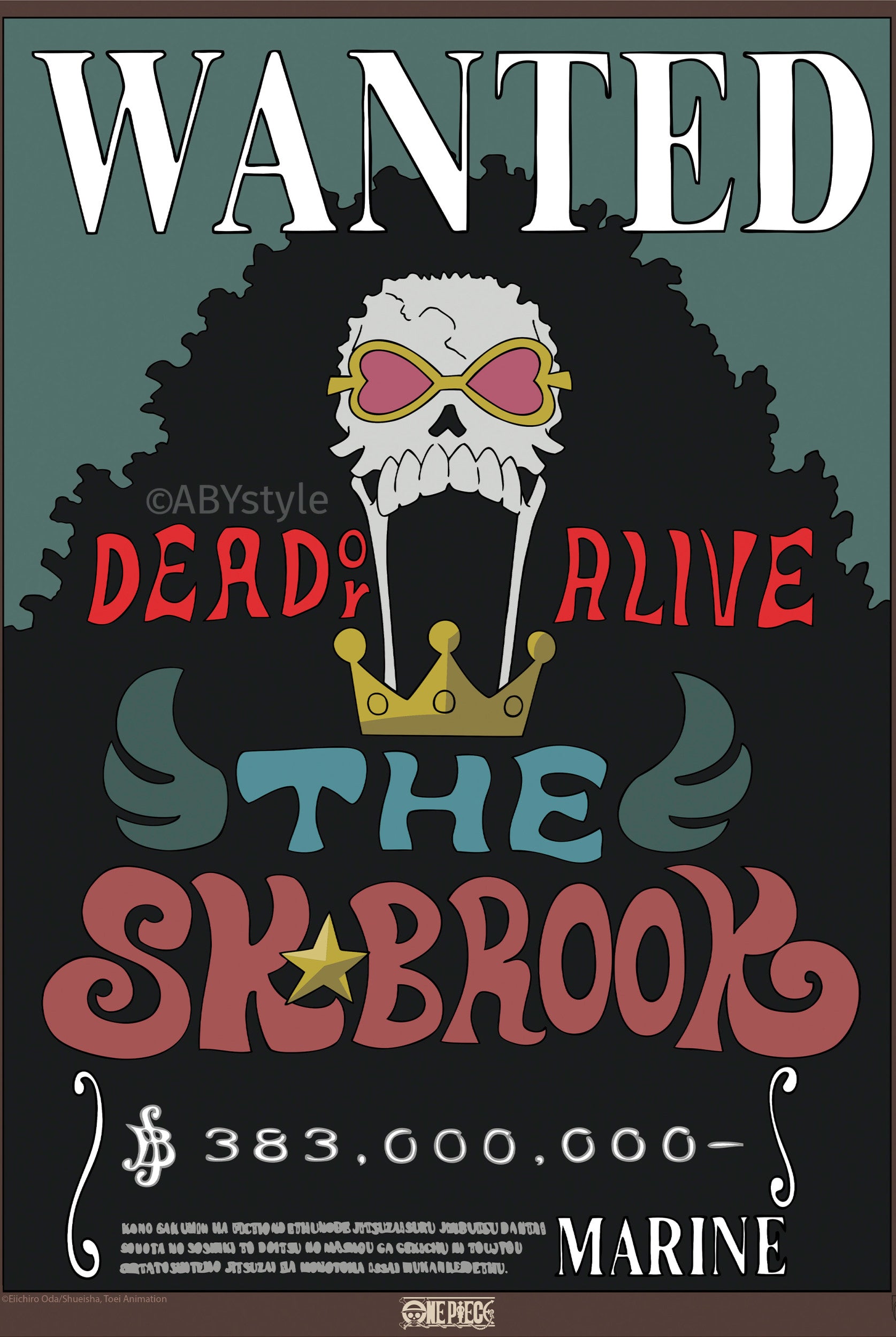 One Piece Wanted Brook Wano Poster 38x52cm | Yourdecoration