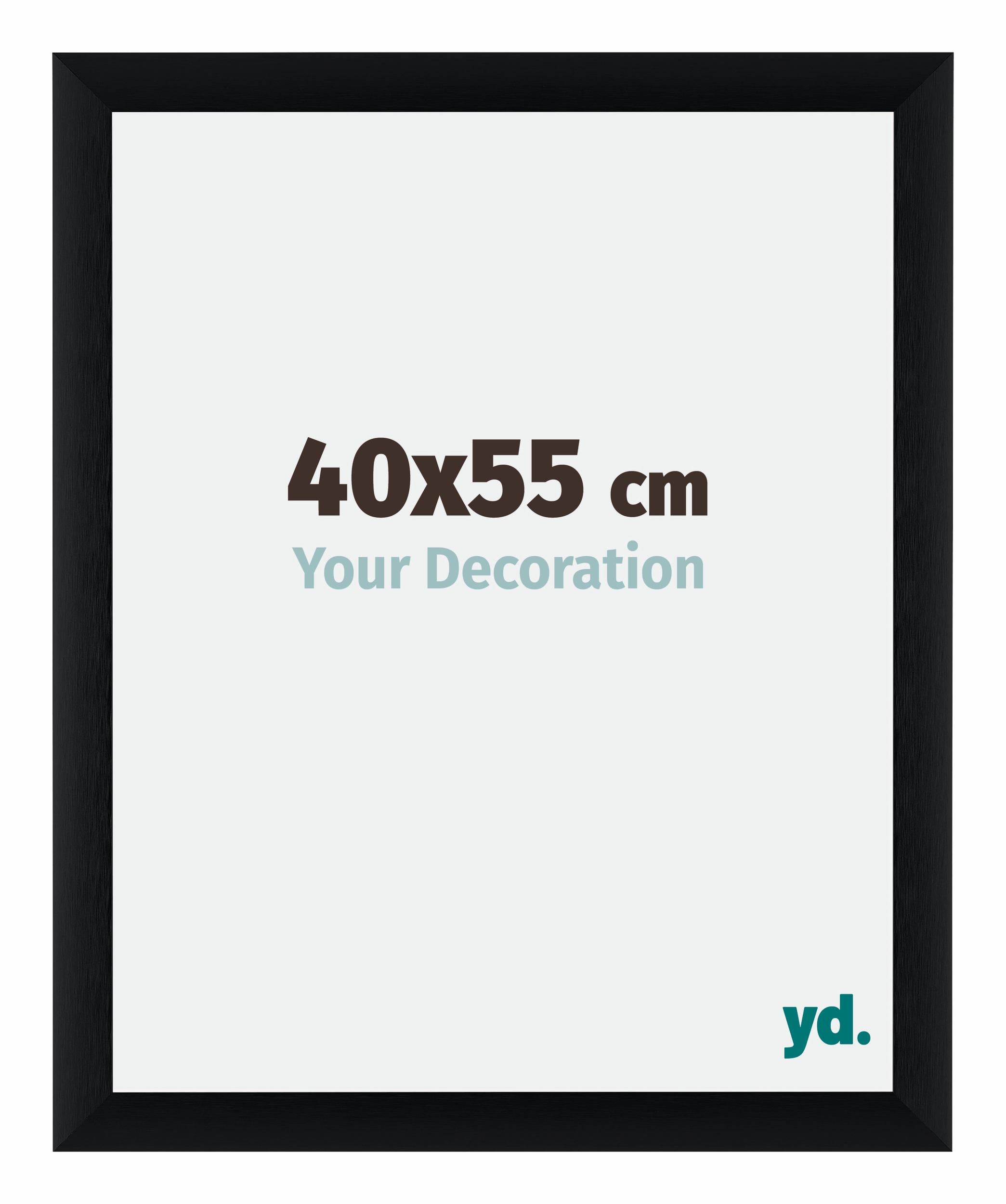 Aluminium Photo Frame 40x55cm Black Brushed | Yourdecoration.co.uk