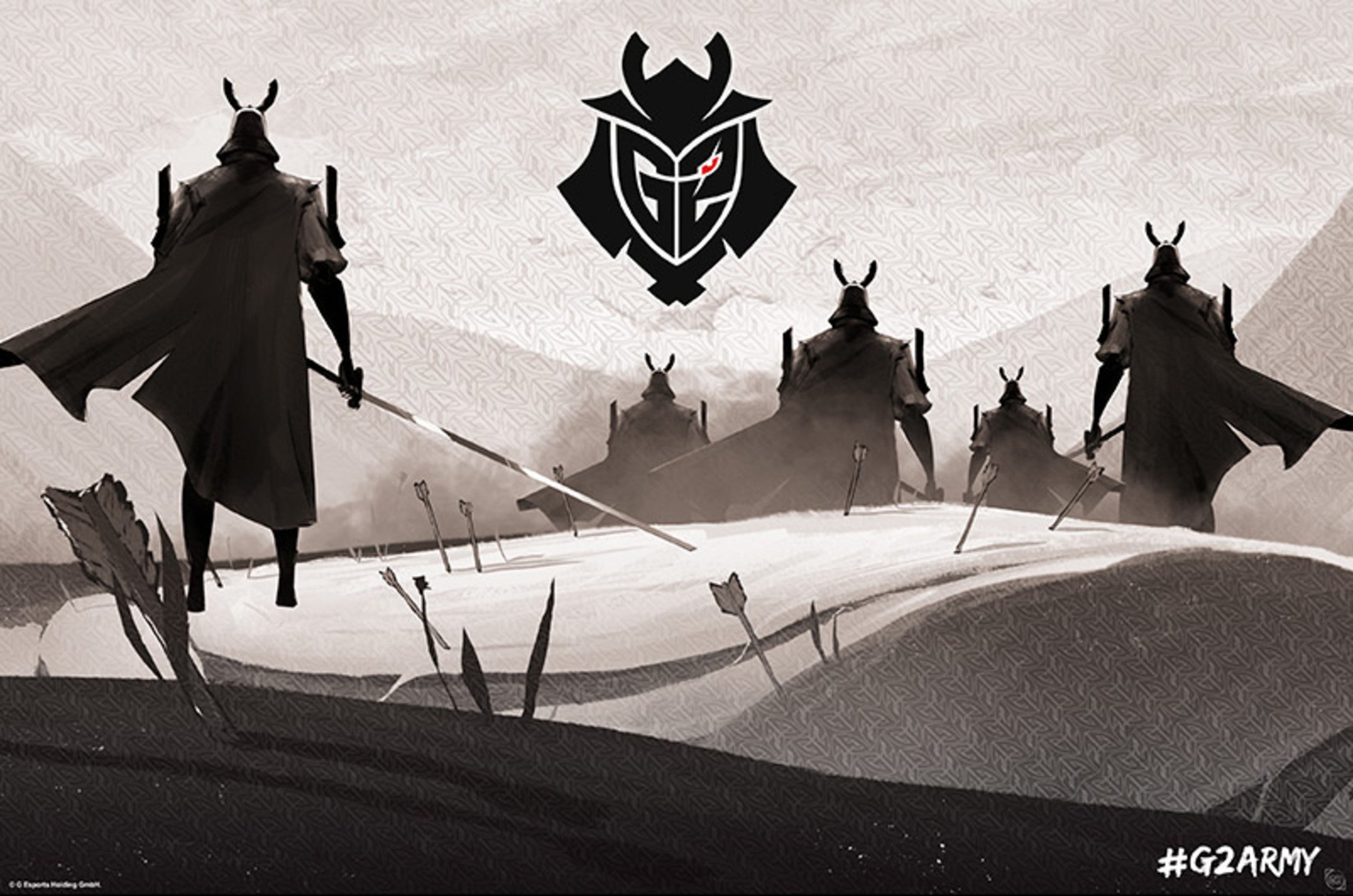Poster G2 Esports Samurai 91,5x61cm | Yourdecoration.co.uk