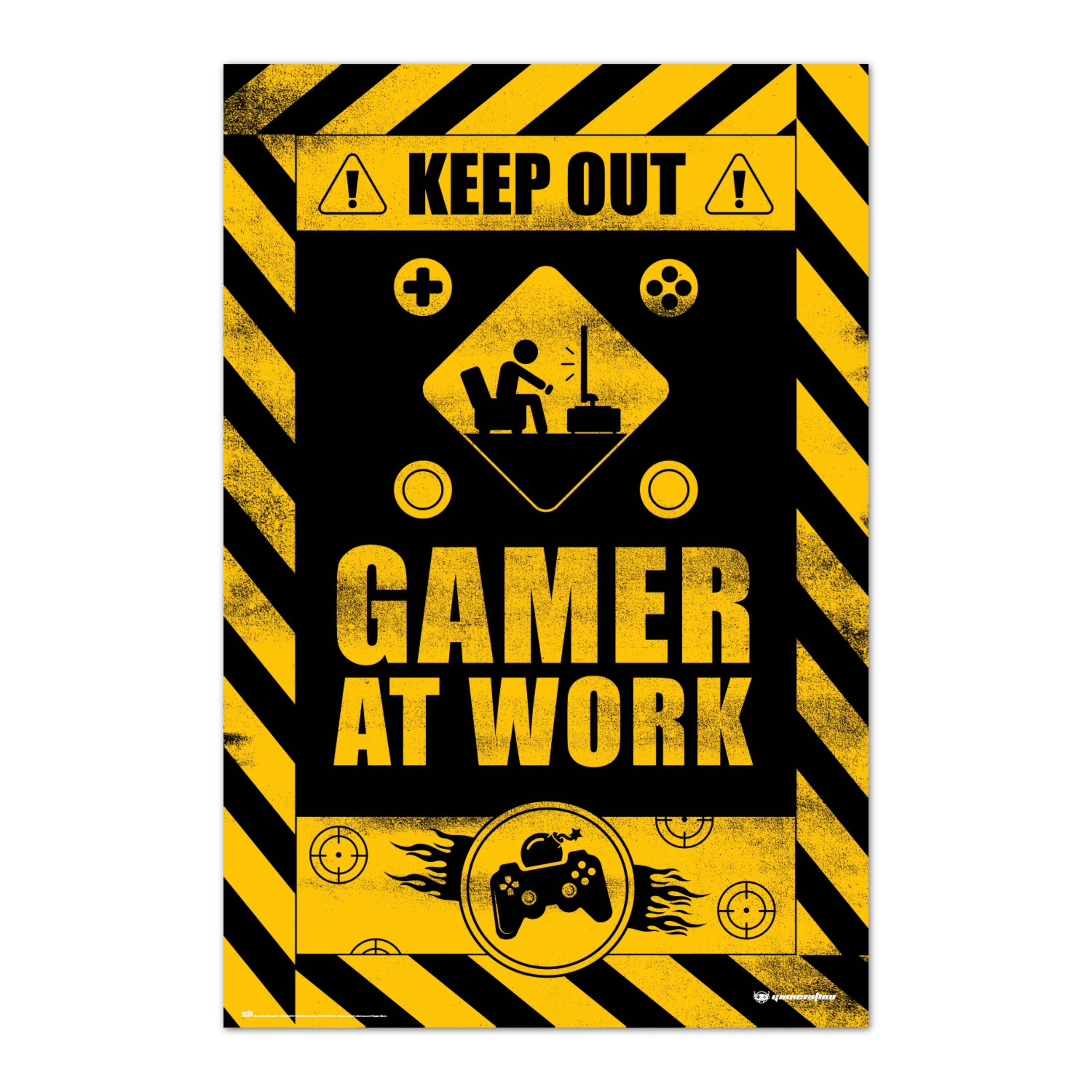 Poster Gameration Gamer at Work 61x91,5cm | Yourdecoration