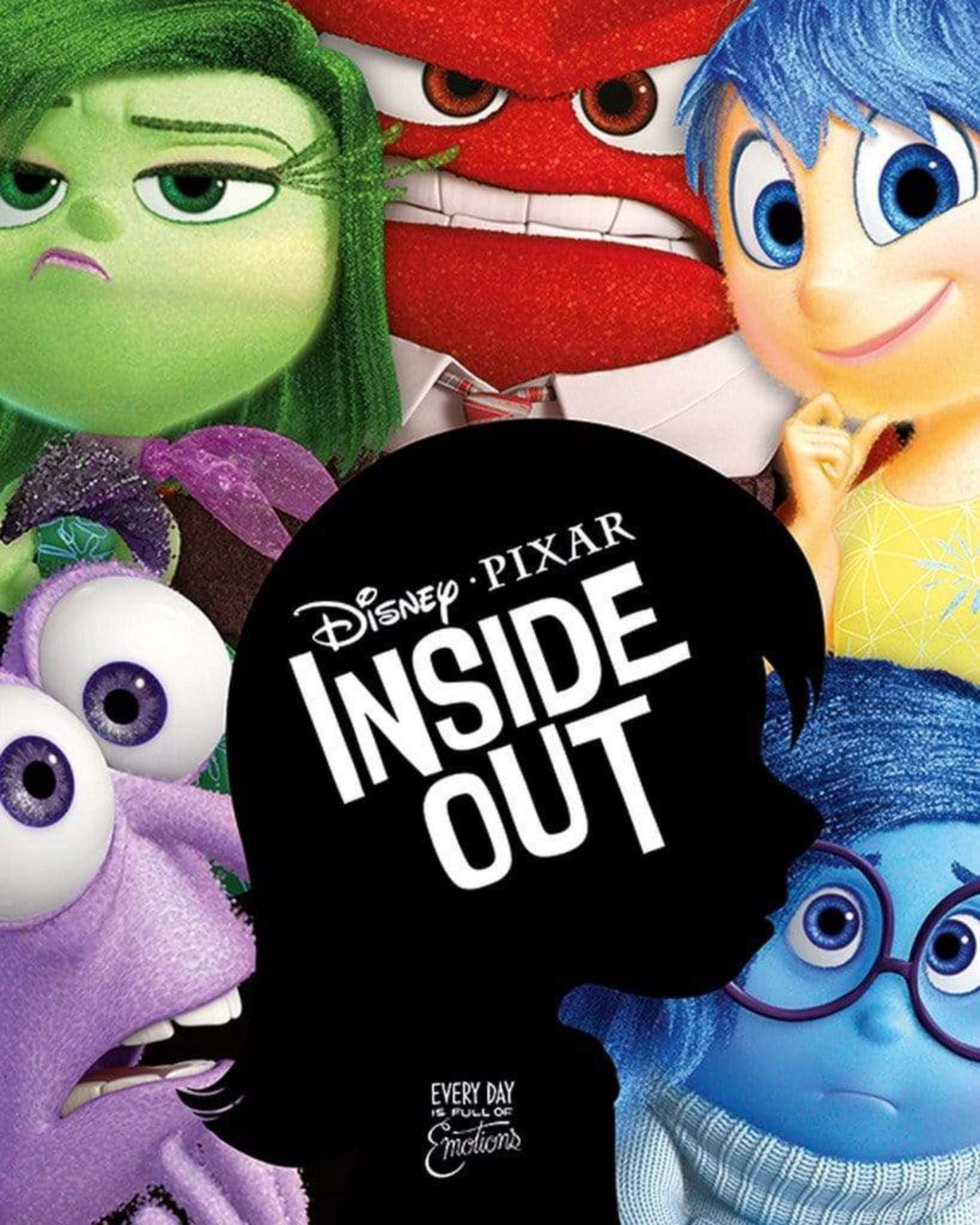 Poster Inside Out Silhouette 40x50cm | Yourdecoration.co.uk